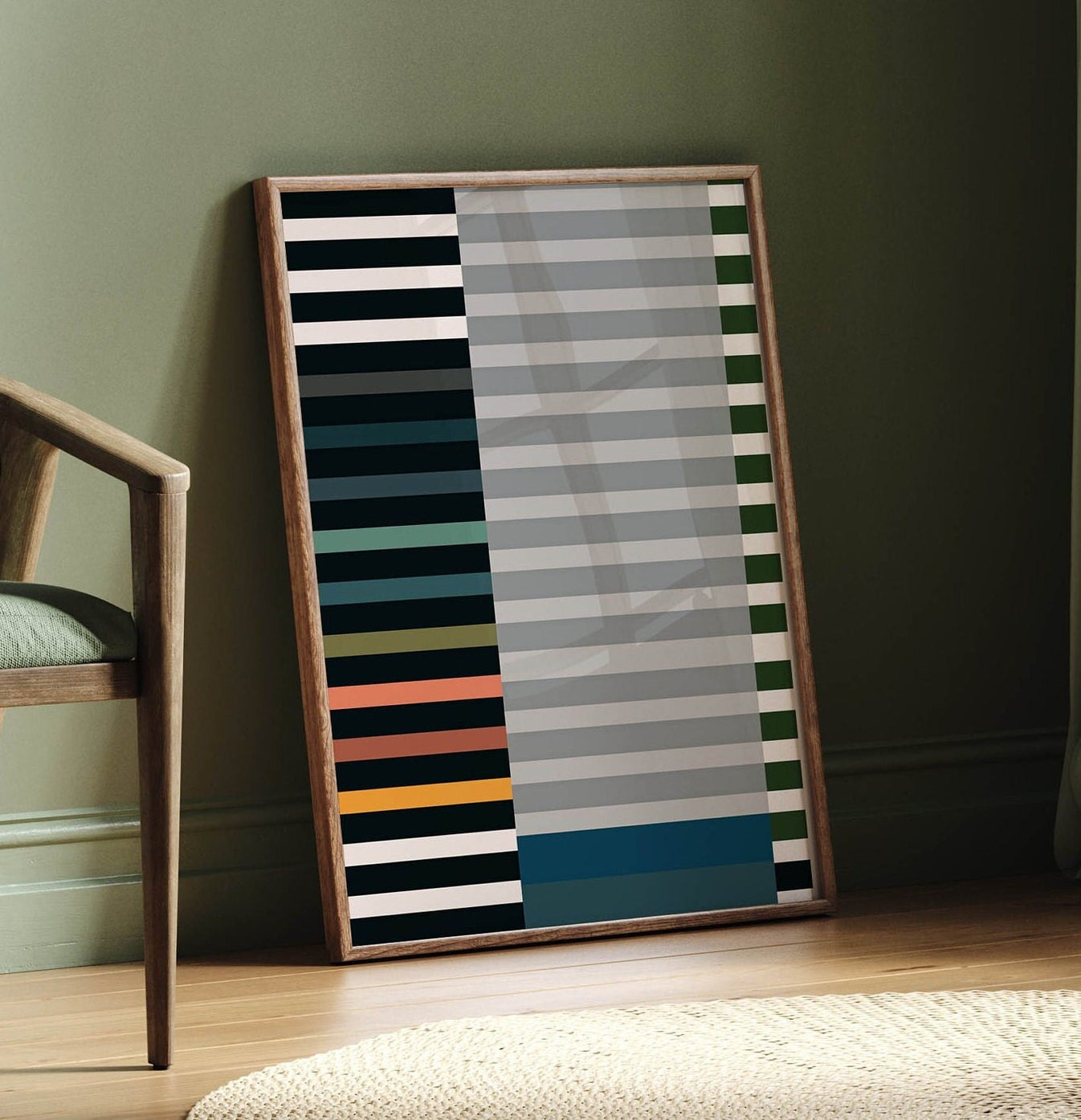 Set of 2 Cool Modern Abstract Art Prints – Print Punk Studio